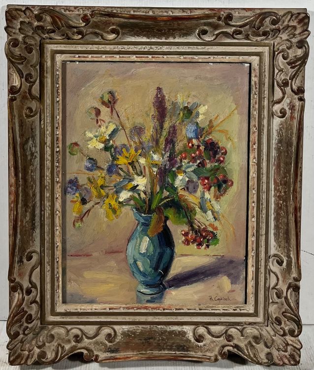 Antike Stilleben Gemälde mit Blumen, Unl. Signiert (Gebraucht) in Root für CHF 54 – nur Abholung ...