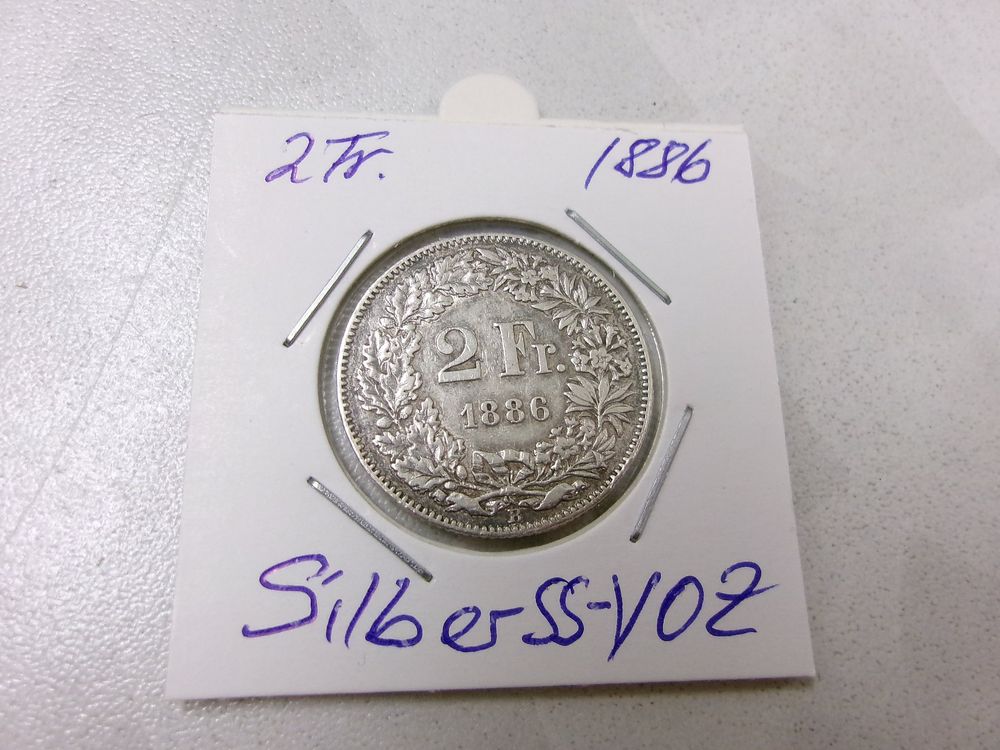 Alter 2 Fränkler 1886 Silber ss-voz (Gebraucht) in Bad Zurzach für CHF 16 – mit Lieferung auf ...