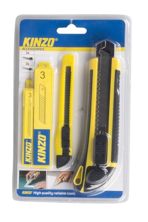 KINZO Cuttermesser Set mit Universalcutter und Ersatzklingen | Kaufen ...