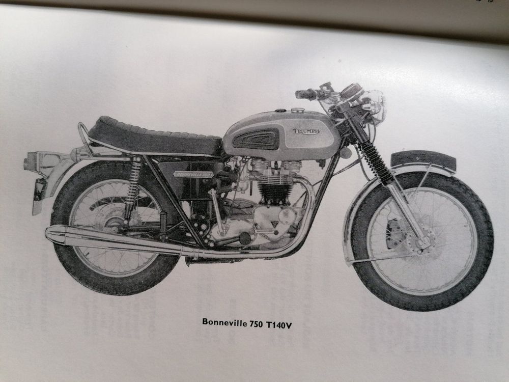 Triumph 750 cc 1973 Bonneville Tiger moto ancienne T 140 V (Gebraucht ...