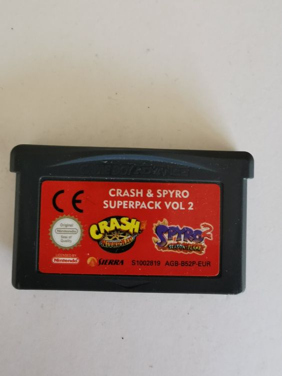 Gameboy Advance - Crash & Spyro Superpack Vol 2 (Gebraucht) in Lenzburg ...