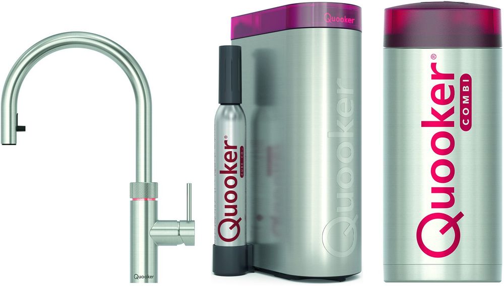 Quooker Flex Pro3 & Cube in Edelstahl (Neu und originalverpackt) in ...