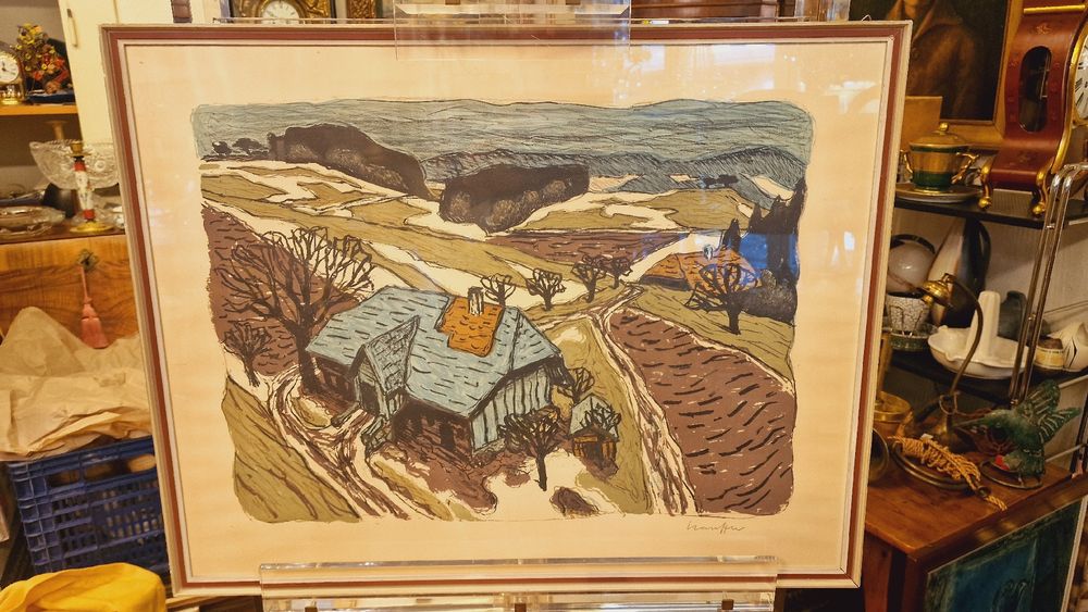 FRED STAUFFER (1892 -1980) Lithographie signiert (Gebraucht) in BERN für CHF 80 – nur Abholung ...