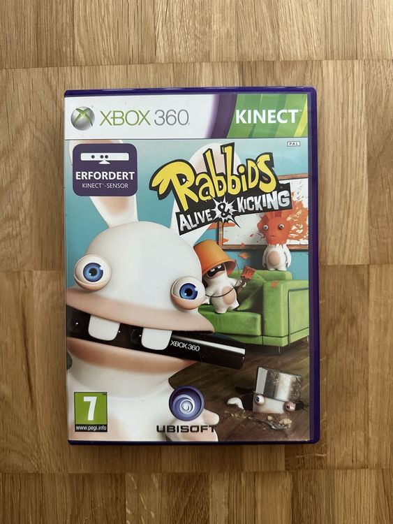 Rabbids Alive & Kicking - Xbox 360 Kinect - Top Zustand! (Gebraucht) in ...