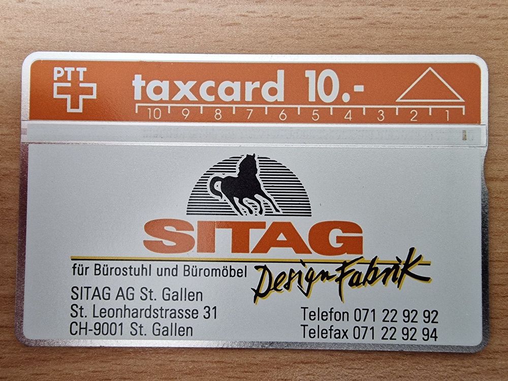 PTT Taxcard 10.- SITAG | Kaufen auf Ricardo