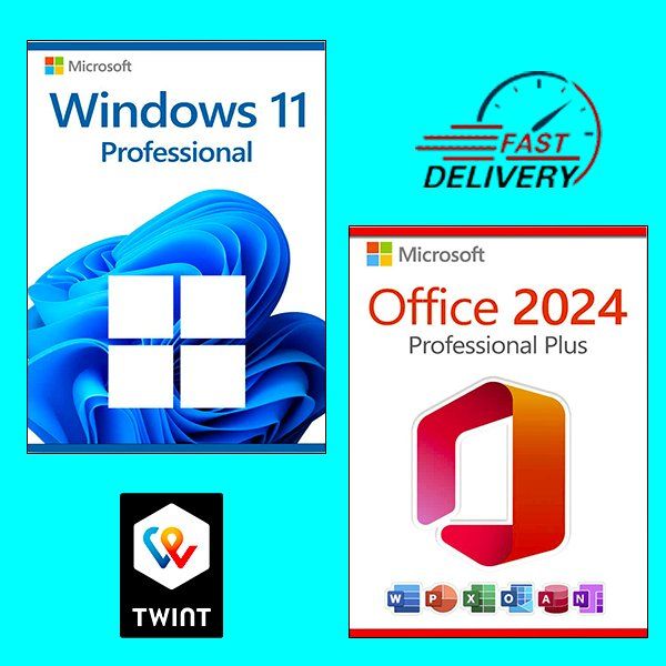 Windows 10/11 Pro + Office 2024 Pro Plus 1 PC Produkt Schnel (Gebraucht) in Zürich für CHF 12 ...