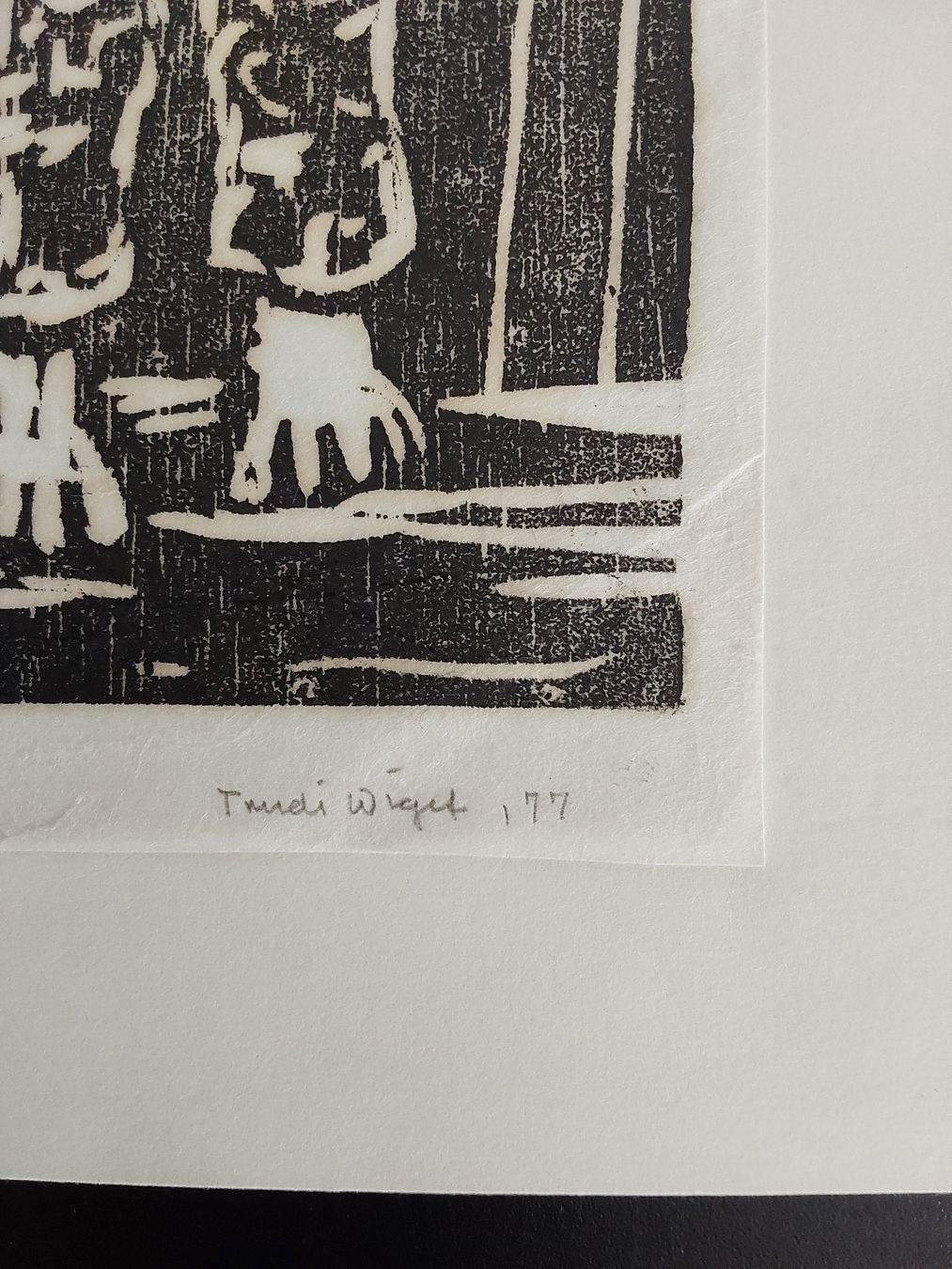 Wiget Trudi. Holzschnitt 1977 Signiert (Gebraucht) in Steinach für CHF ...