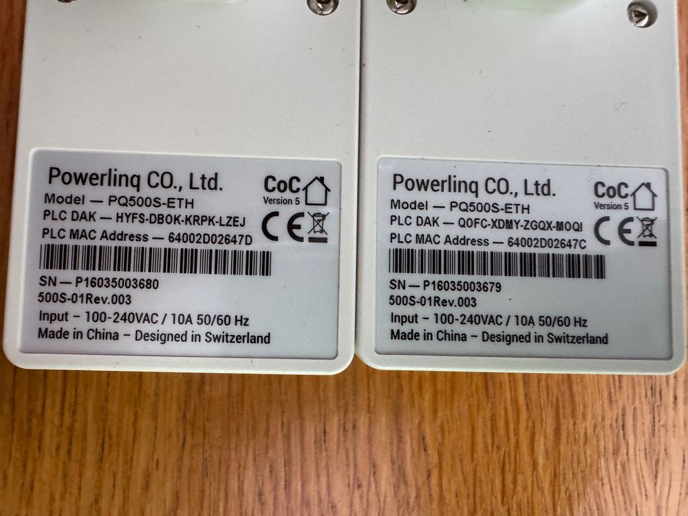 Power Line Adapter - myStrom - Powerlinq PQ500S-ETH (Gebraucht) in ...