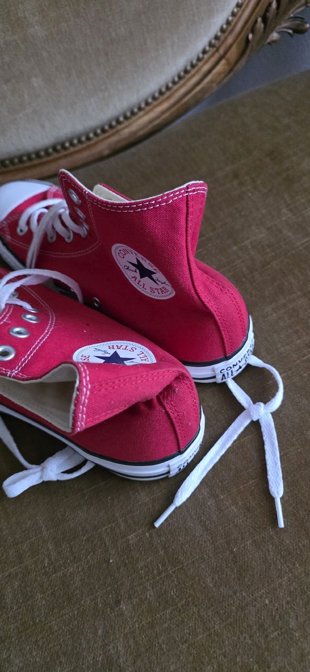 Converse All Star Hi-Tops, UK 7.5 / EU 41, Red, Unisex (Neu (gemäss ...