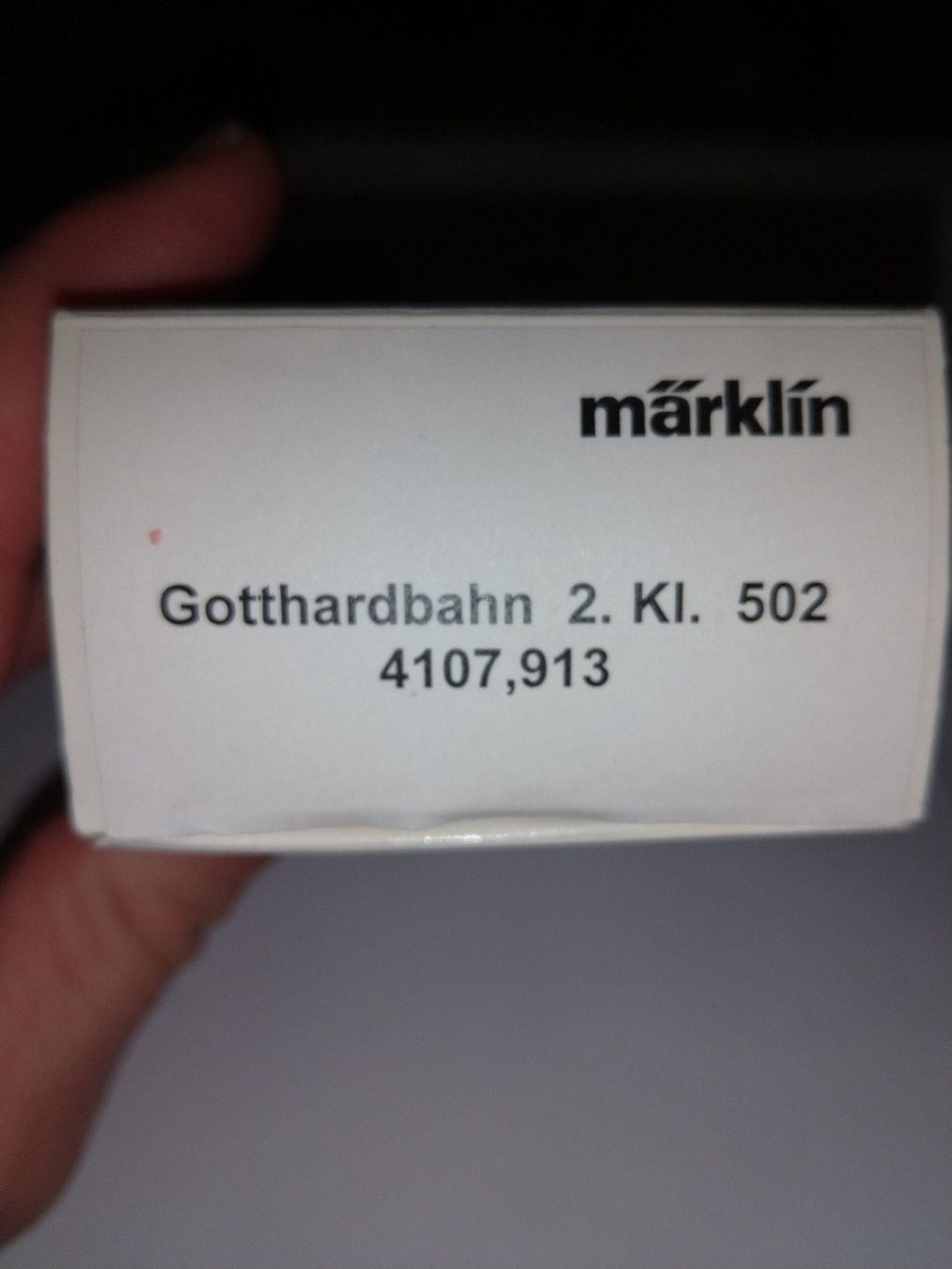 Märklin Wagen Gotthardbahn 2. Kl. 502 4107,913 (Gebraucht) in Davos ...