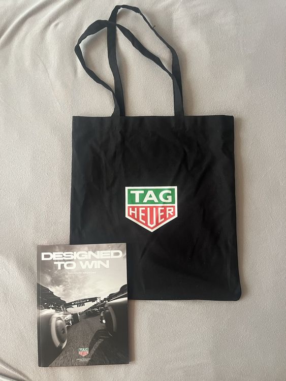Tote Bag - Tag Heuer avec magazine à l’intérieur (Neu (gemäss ...