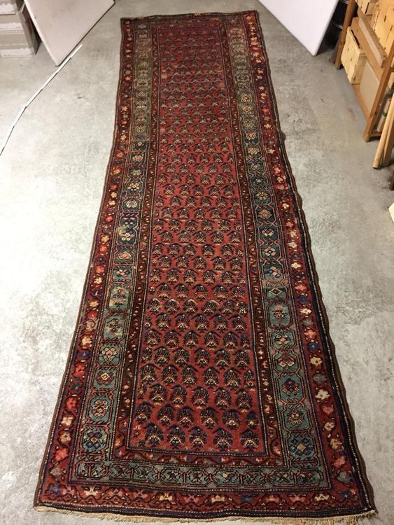 Perserteppich Orientteppich XL Läufer antik handgeknüpft | Kaufen auf ...