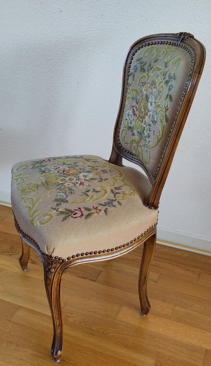 Antiker Stuhl, Biedermeier, Gobelin (Gebraucht) in Nottwil für CHF 80 – nur Abholung auf Ricardo ...