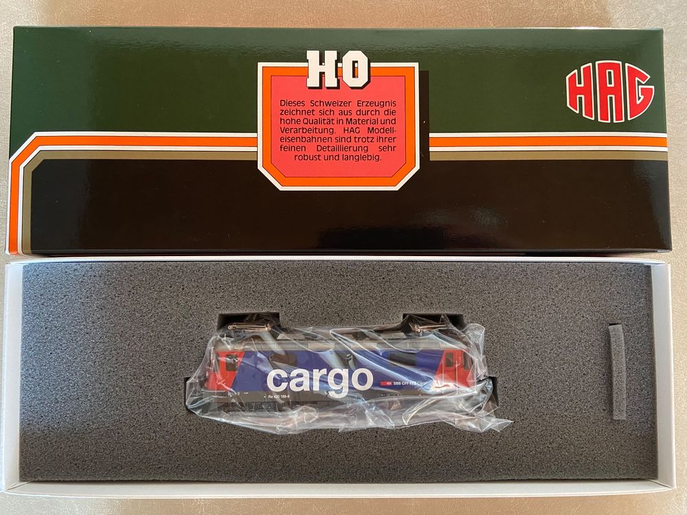 HAG HO SBB Re 4/4 II rot Nr. 166 "Cargo" (Neu (gemäss Beschreibung)) in ...
