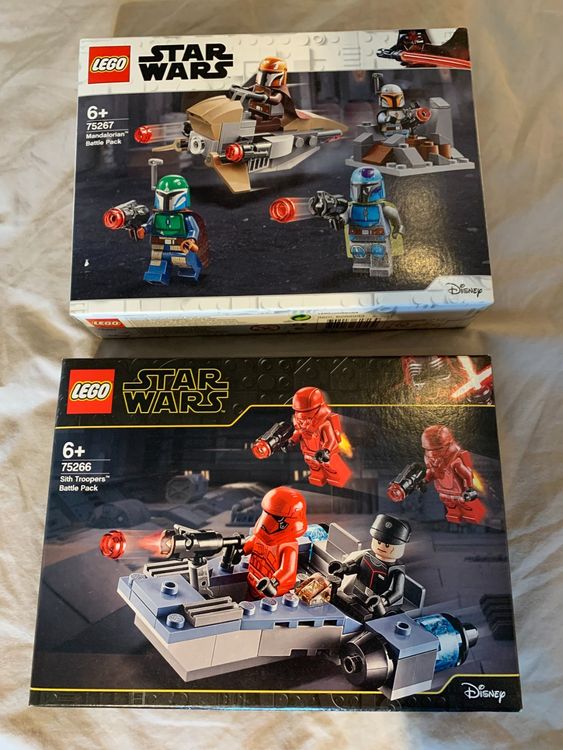 Star Wars Lego - Sith Troopers & Mandalorien 75267 & 75266 (Neu und ...