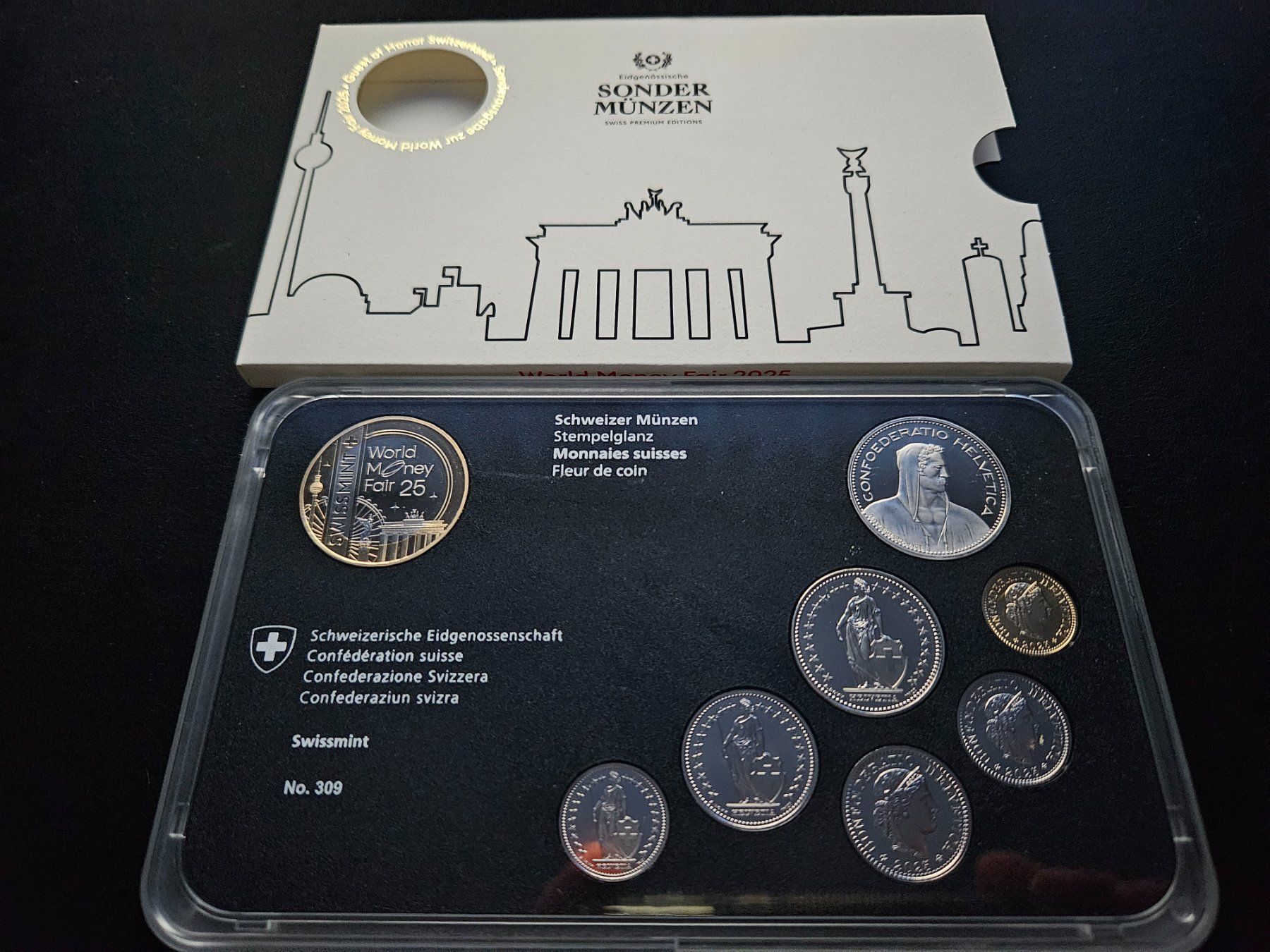 Schweiz.Spez.Münzsatz 2025 World Money Fair No.309 (Neu und originalverpackt) in Therwil für CHF ...