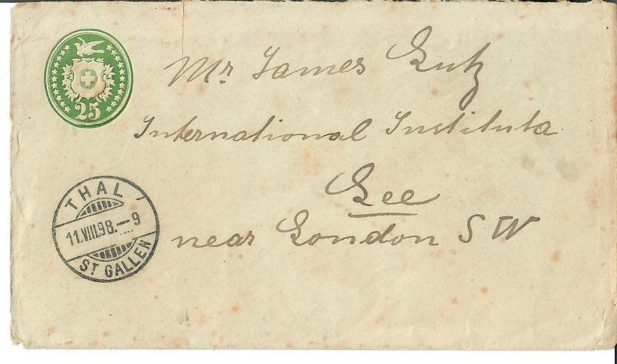 Mr. James Lutz London Thal SG 1898 | Kaufen auf Ricardo