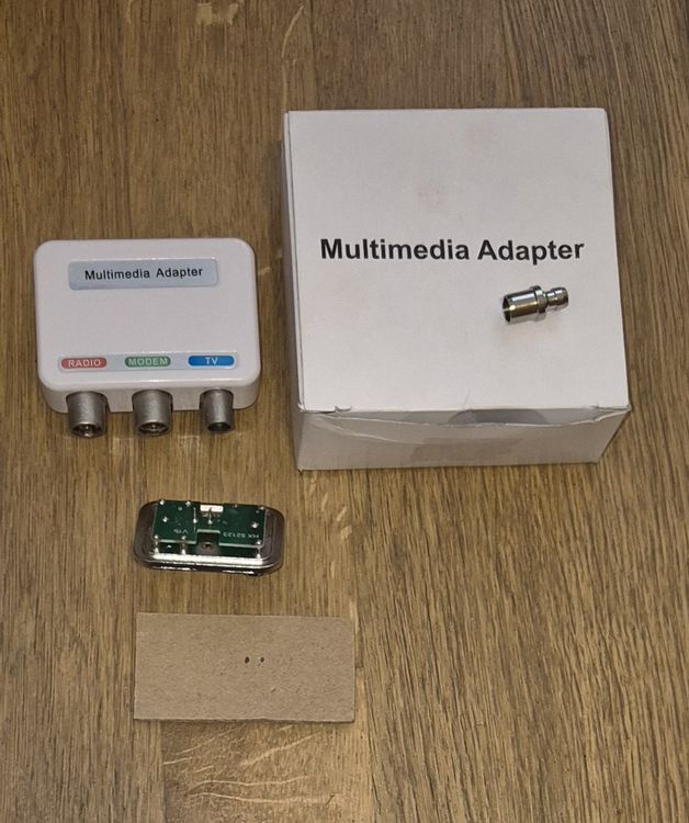 Multimedia Adapter Dose Anschluss Verteiler neu | Kaufen auf Ricardo