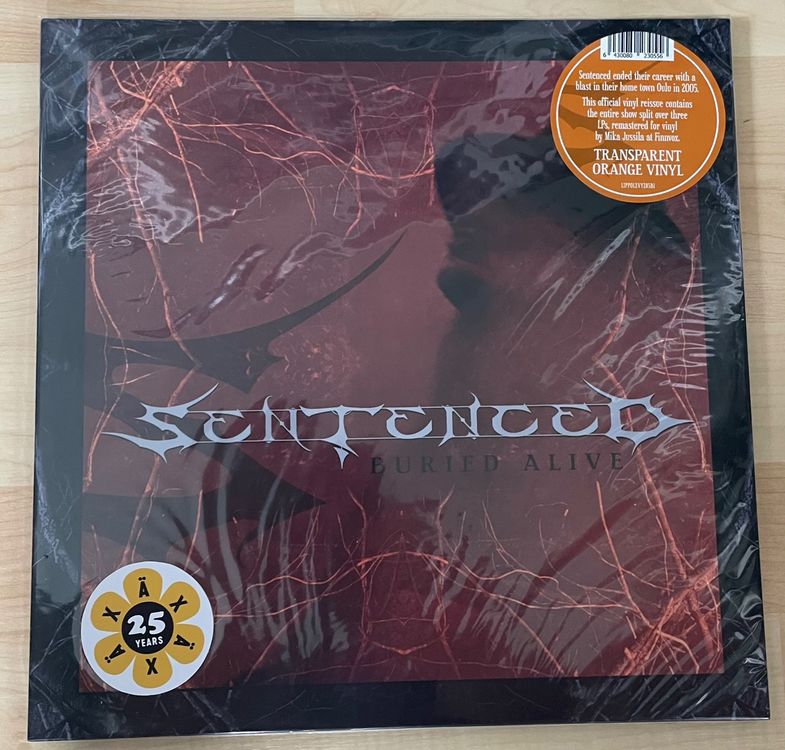 Sentenced Buried Alive Vinyl Lp Orange Limited 300 Official | Kaufen auf Ricardo