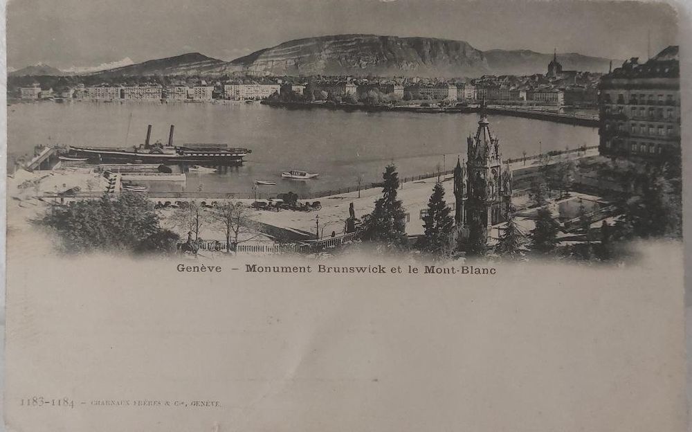 GENÈVE - Monument Brunswick et le Mont-Blanc (D'occasion) à Delémont ...