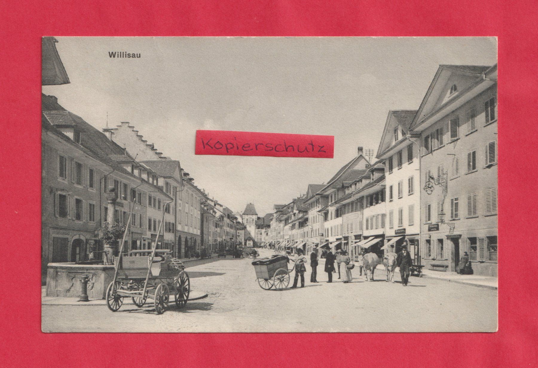 Stadt Willisau (LU) Kleinstadt, Innerschweiz , Lichtdruck (Gebraucht ...
