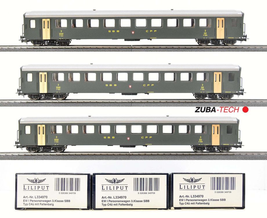 Liliput 3x EW I Personenwagen der SBB H0 GS mit OVP | Kaufen auf Ricardo