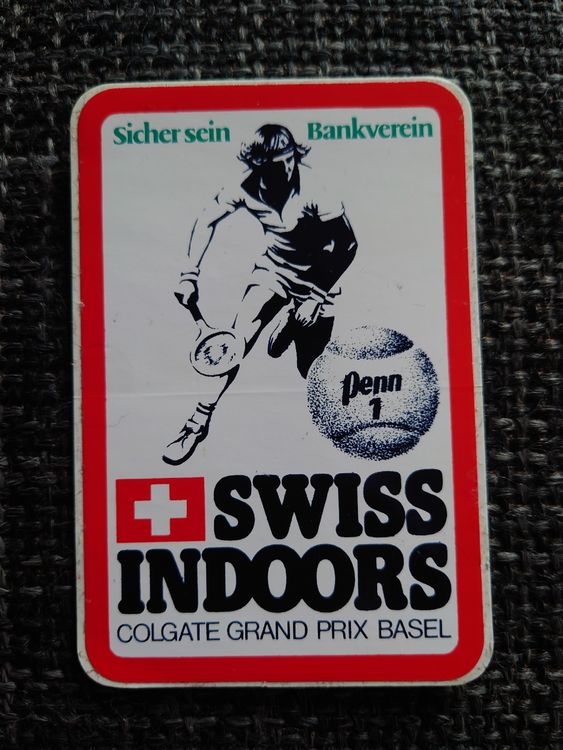 Stickers swiss indoor basel tennis (Gebraucht) in Genève für CHF 2 ...