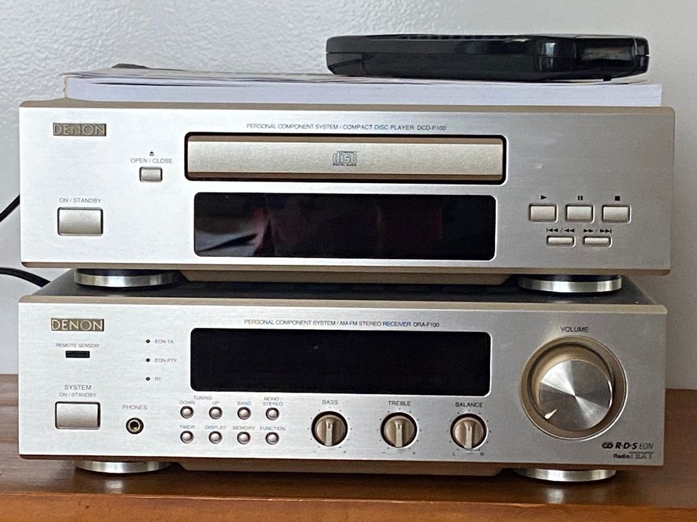 Denon Mini-Anlage F100 (DRA-F100 + DCD-F100 + Fern.-Bed.) | Kaufen auf ...