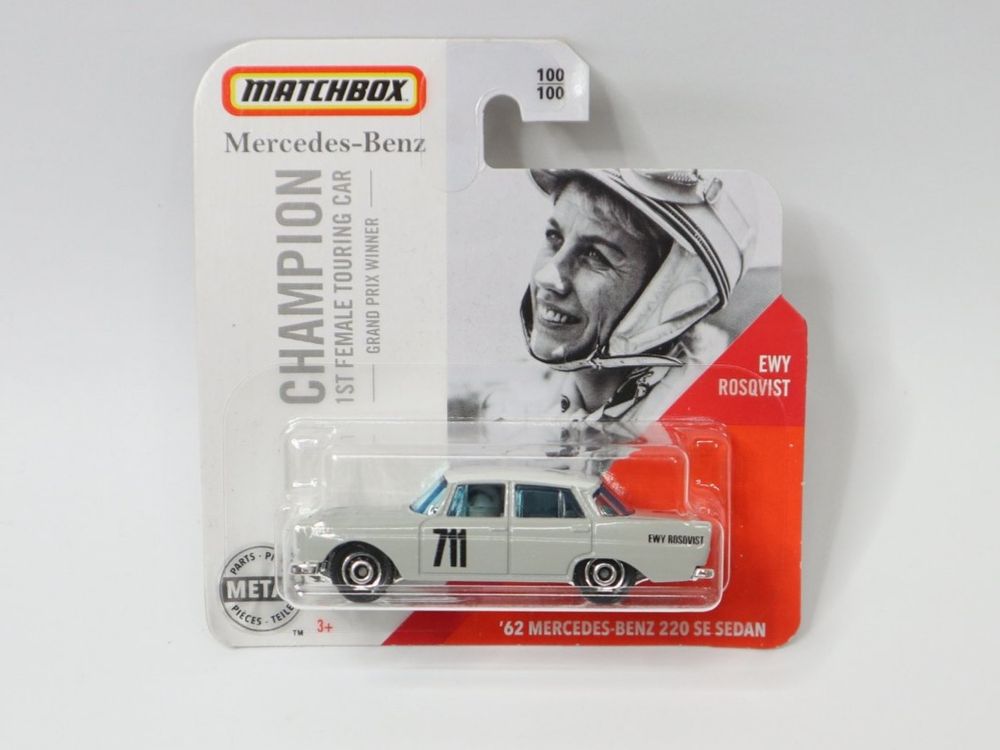 Matchbox 1962 Mercedes 220 SE Ewy Rosqvist (Neu und originalverpackt ...