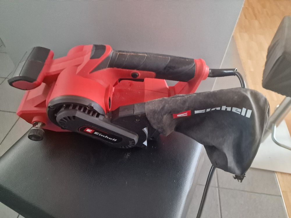 Einhell Bandschleifer TC-BS 8038, einmal benutzt (Neu (gemäss Beschreibung)) in Fehraltorf für ...