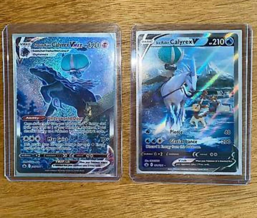 2x Pokemon Calyrex Vmax +V Alternative (Neu (gemäss Beschreibung)) in ...