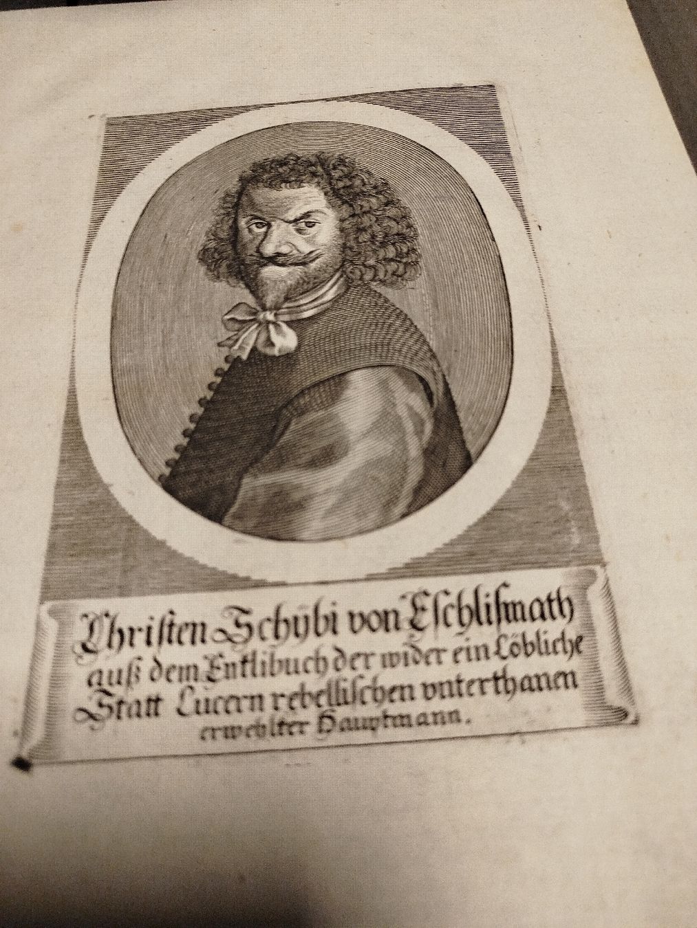 Kupferstich von Merian/Schibi Ch. Volksführer im Bauernkrie (Gebraucht ...