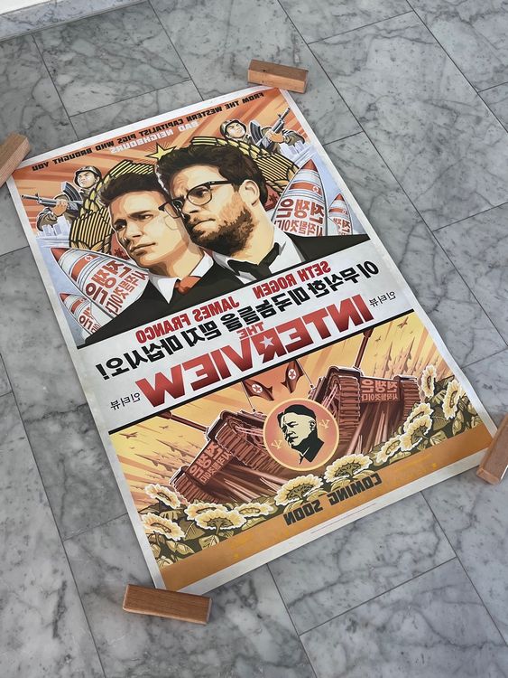The Interview Original Film Plakat Movie Poster Rogen Franco | Kaufen ...
