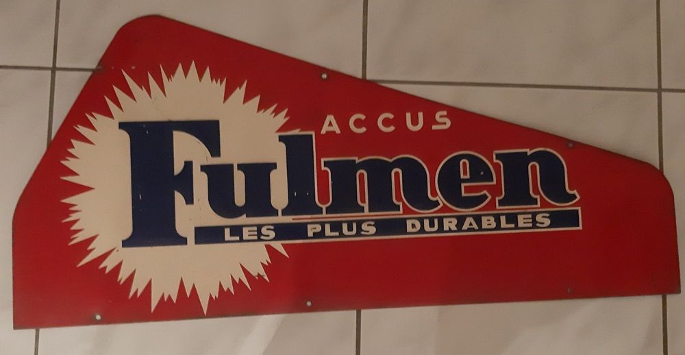 Altes Blechschild Fulmen Accus plaque tôle | Kaufen auf Ricardo