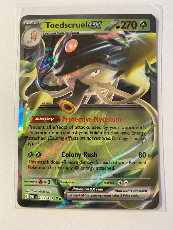 Pokemon Toedscruel EX 022/197 Obsidian Flames EN | Kaufen auf Ricardo