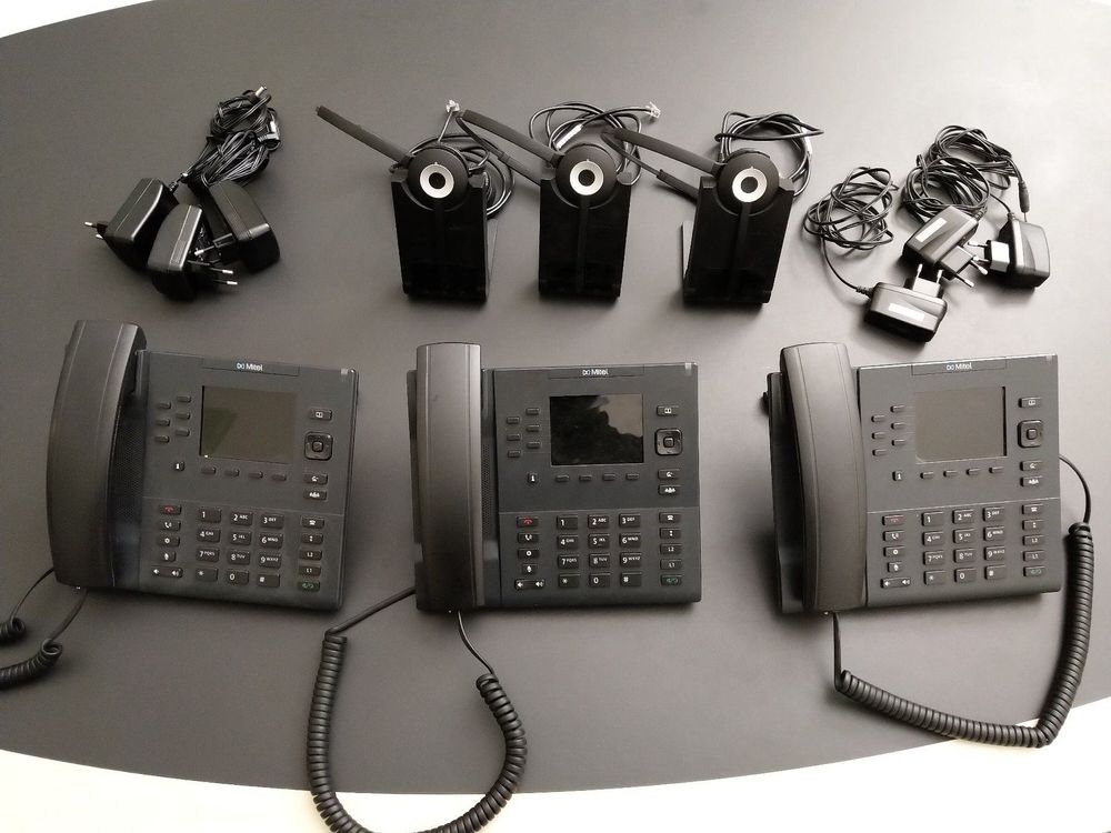 3x VoIP Mitel 6867i inkl. Headset Jabra (Gebraucht) in Burgdorf für CHF ...