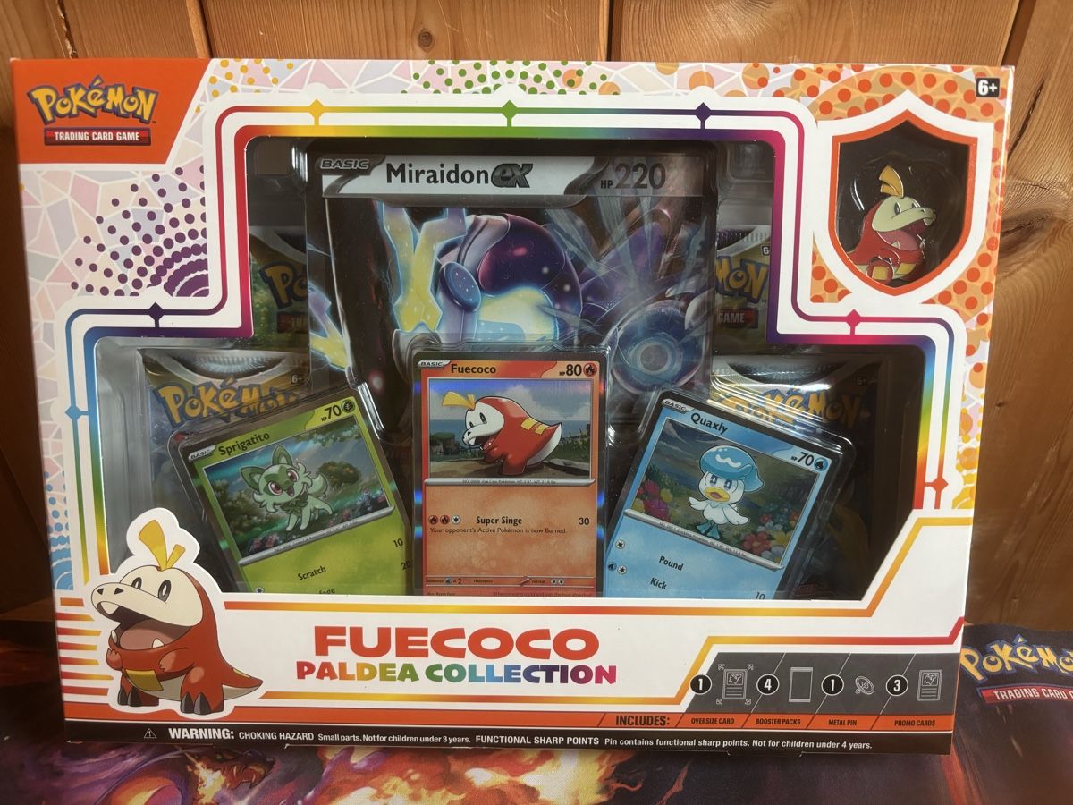 Pokemon Fuecoco Paldea Collection Neu & Originalverpackt! (5 (Neu und ...