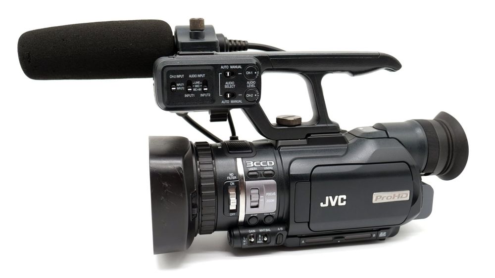 JVC GY-HM100E FULL HD Camcorder, 10x opt. Zoom, 3CCD (Gebraucht) in ...