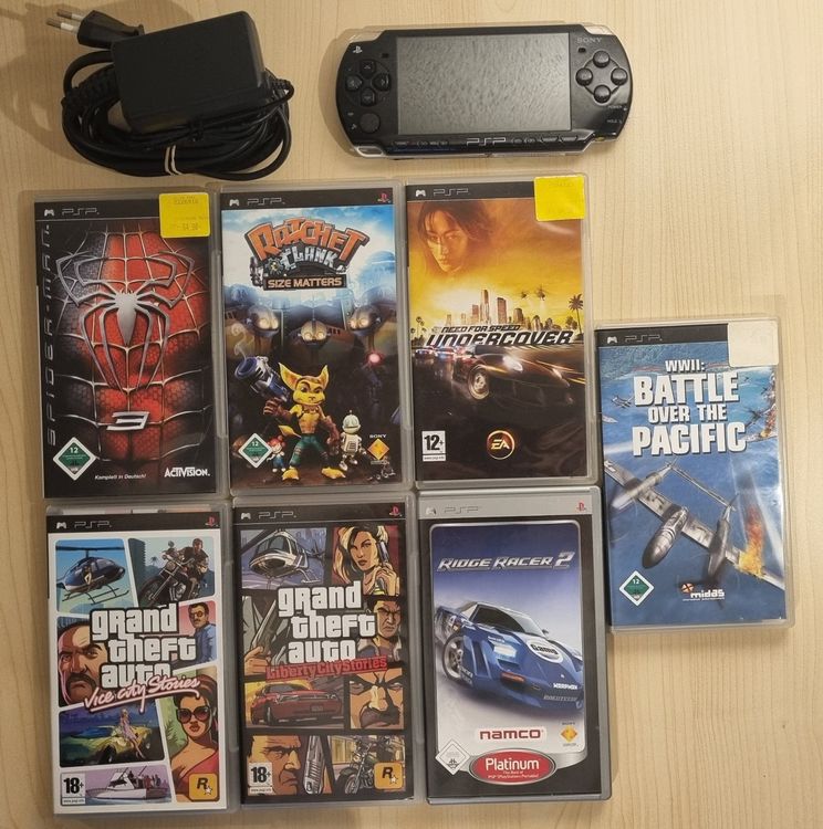 Sony PSP-2004 + 7 Games (Gebraucht) in Steinhausen für CHF 60 – mit ...