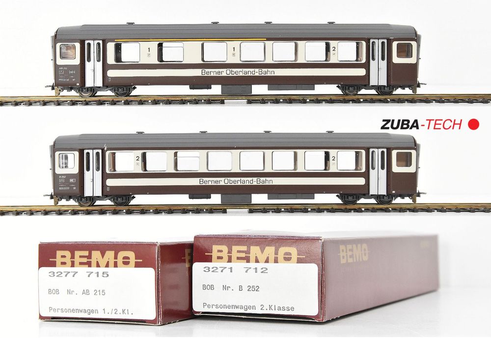 Bemo 2x EW I Personenwagen der BOB H0m GS mit OVP | Kaufen auf Ricardo