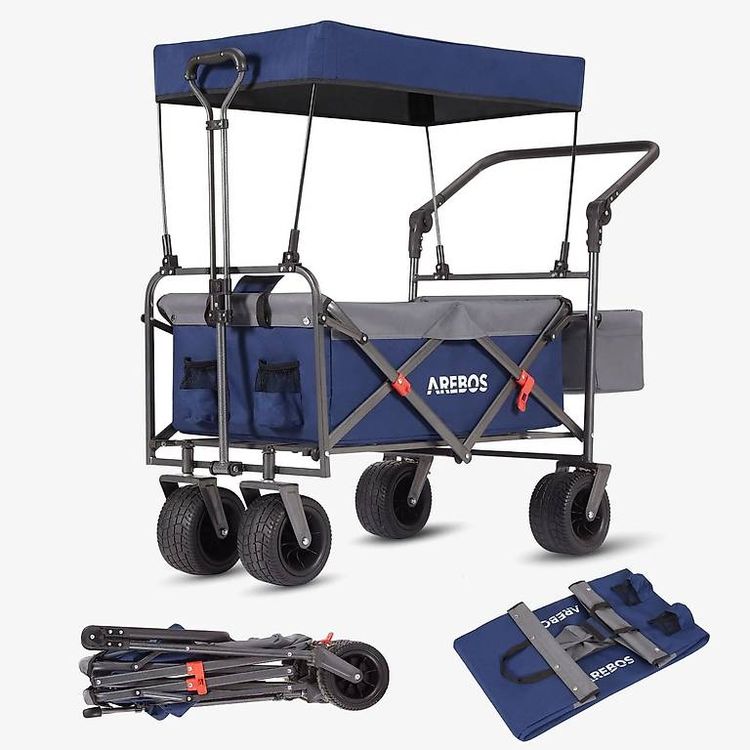 Bollerwagen Kinderwagen mit Dach, Taschen, UV Schutz (Gebraucht) in Rickenbach SO für CHF 59 ...