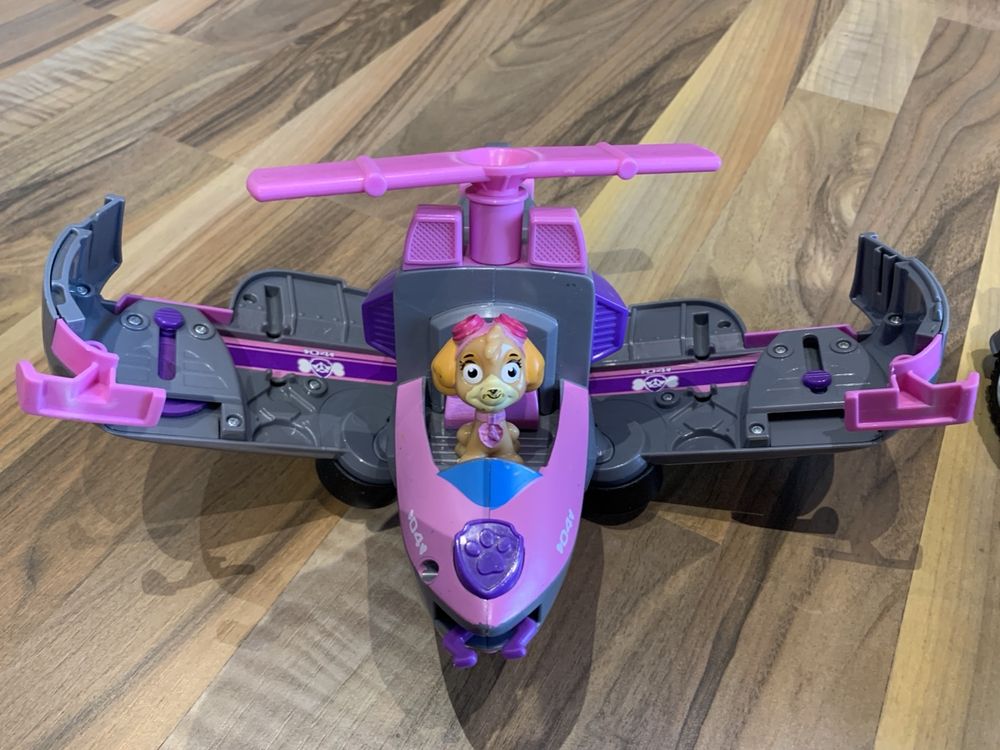 Paw Patrol Skye Helikopter mit Marshall Fahrzeug (Gebraucht) in ...