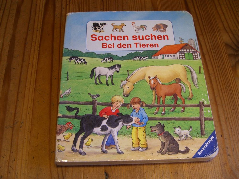 Bilderbuch"Sachen suchen bei den Tieren"für kleine Entdecker (Gebraucht ...