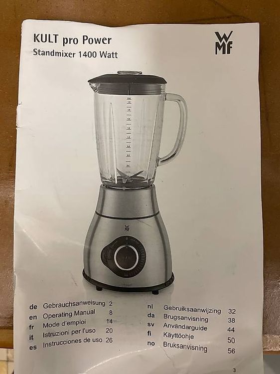 WMF KULT ProPower Hochleistungs-Standmixer 1400 Watt, 1,8l (Gebraucht ...
