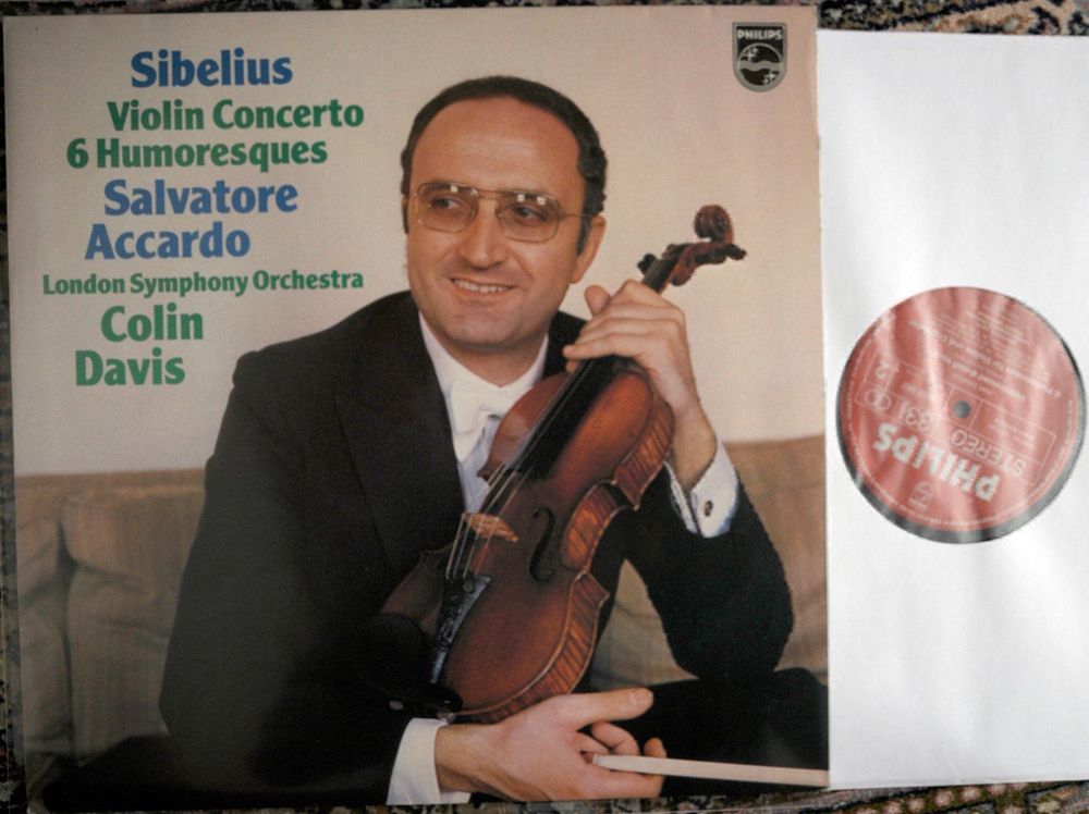 Sibelius Violin Concerto S. Accardo - LP ♪ GEWASCHEN ♪ (Neu (gemäss Beschreibung)) in Unterseen ...