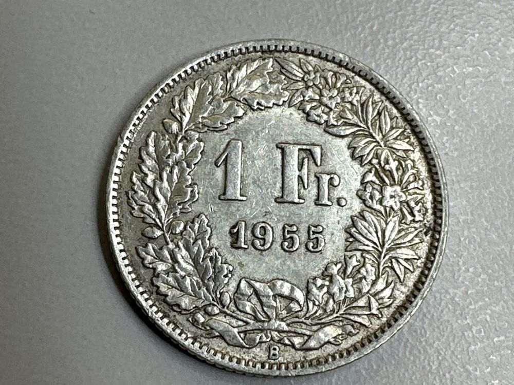 1 Fr.Silber Schweiz 1955 ss | Kaufen auf Ricardo