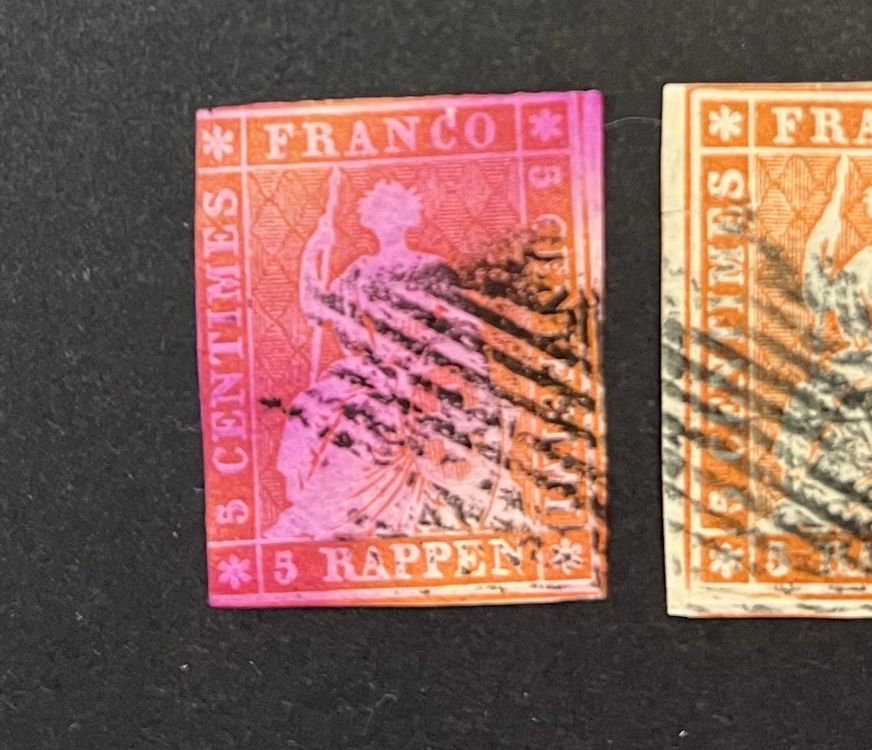 Strubel 22Aa ? Cat. 2200.- CHF Brun-Orange | Kaufen auf Ricardo