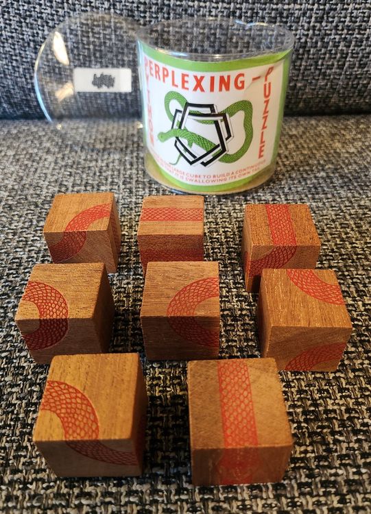 Holzpuzzle - Rätsel - "Perplexing Python Puzzle" in OVP (Gebraucht) in ...