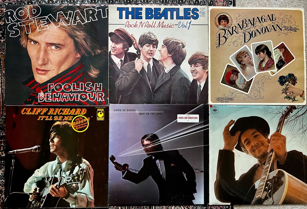 6 LPs Beatles Donovan Rod Stewart Bob Dylan Cliff Richard.. | Kaufen ...