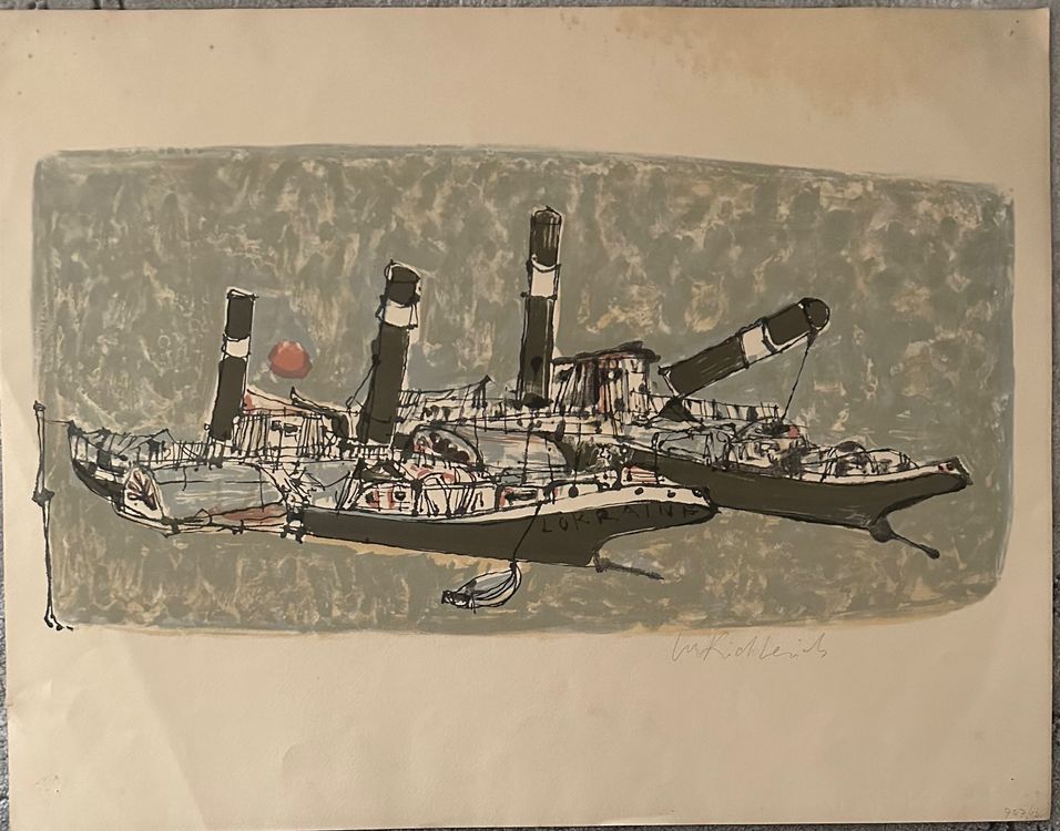 Marco Richterich (1929-1997) Litho Handsig (Gebraucht) in Hochdorf für CHF 5 – mit Lieferung auf ...